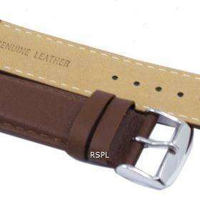 Brown Ratio Brand Leather Watch Strap 22mm - ratiostraps.com