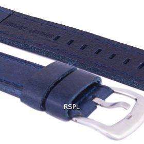 Blue Ratio Brand Leather Watch Strap 22mm - ratiostraps.com