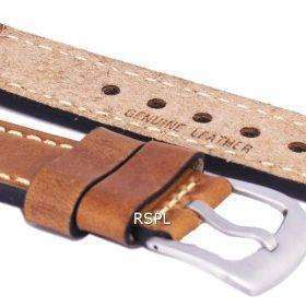 Brown Ratio Brand Leather Watch Strap 22mm - ratiostraps.com