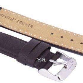 Dark Brown Ratio Brand Leather Watch Strap 20mm - ratiostraps.com