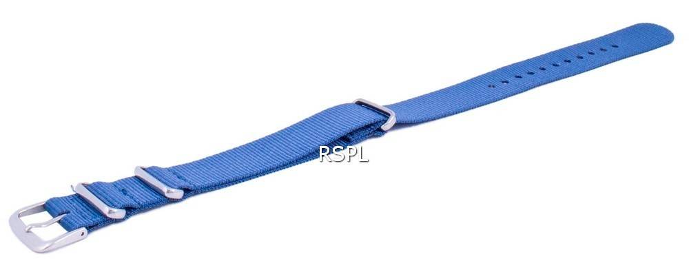 Ratio Brand NATOS11 Navy Nylon Watch Strap 18mm - ratiostraps.com